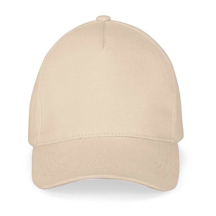 ASHTON. Kapa od 100% četkanog pamuka (260 g/m²) sa 5 panela, bež