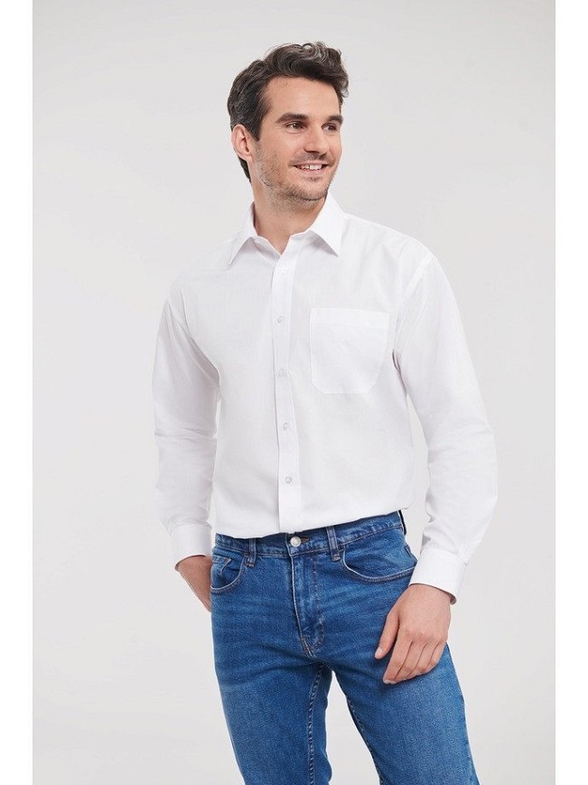 RUSSELL muška košulja sa dugim rukavima POLYCOTTON EASY CARE POPLIN