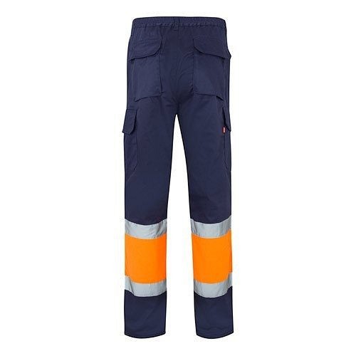 VL POSEIDON LARGE. Dvobojne pantalone od kepera sa više džepova (210g/m²), od pamuka (20%) i poliestera (80%)