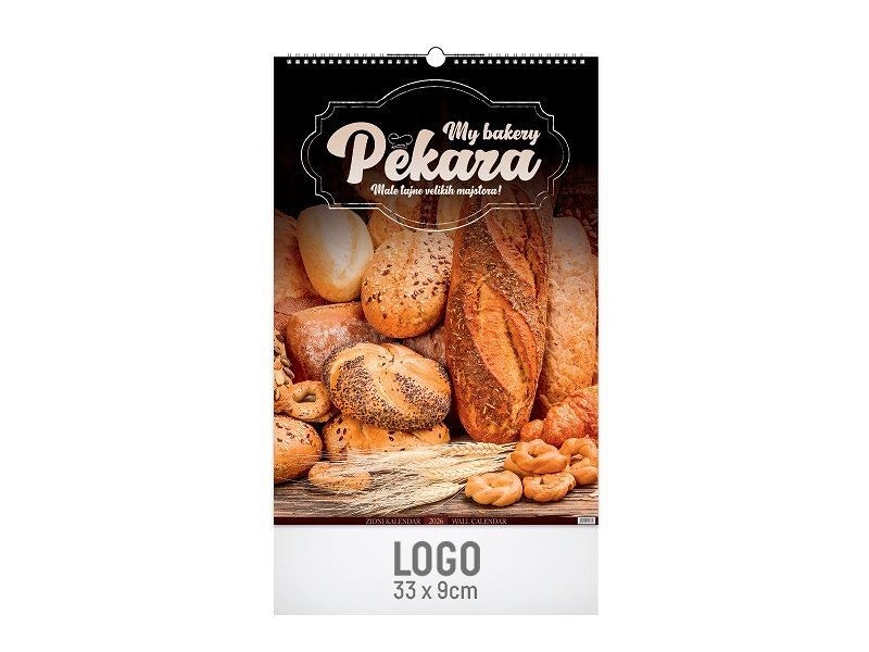 PEKARA,Zidni kalendar,7 listova