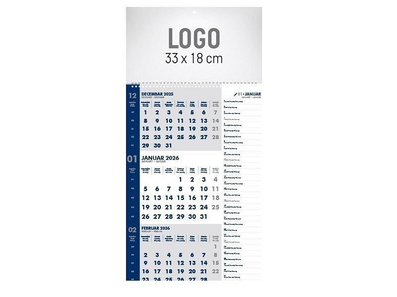 POSLOVNI KALENDAR SA PLANEROM