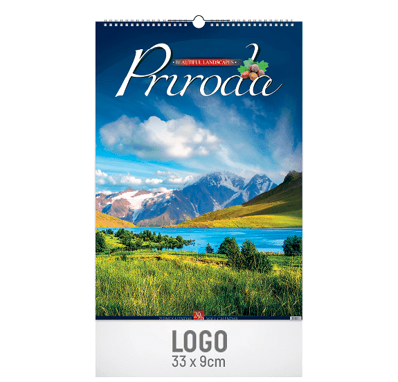 PRIRODA I,Zidni kalendar,7 listova
