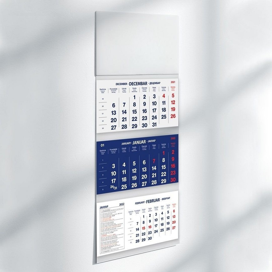 Trodelni kalendar
