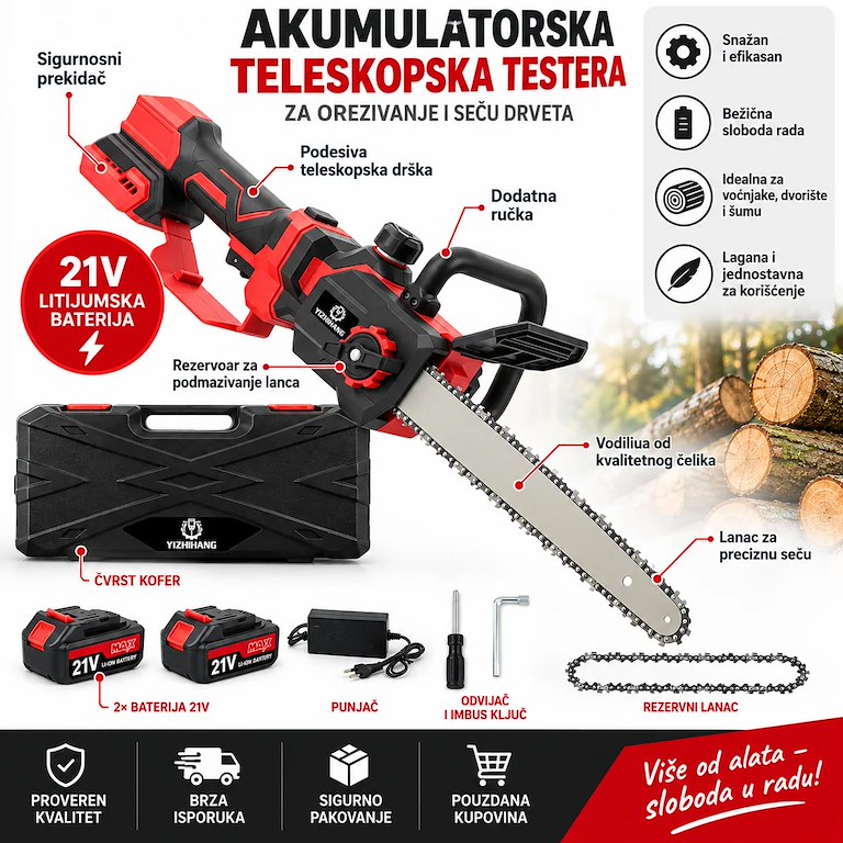 AKU- Teleskopska Testera