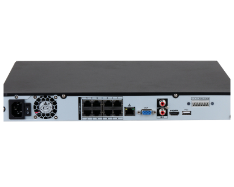 NVR4208-8P-4KS3 8-kanalni 1U 2HDDs 8PoE Network Video Recorder