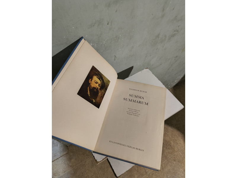 WILHELM BUSCH ILUSTROVANA KNJIGA SUMMA SUMMARUM