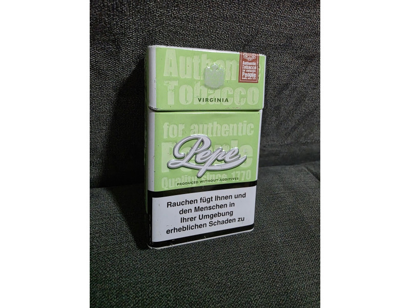 PEPE Limena Kutija-Tabakera za Cigarete - Lepo Očuvana