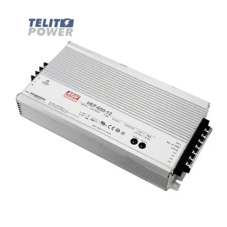 MeanWell 600W AC/DC napajanje u kućištu HEP-600-12 sa PFC funkcijom ( 3246 )