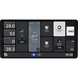 Shelly Wall Display X2i zidni panel 6.95″ za pametnu kuću, WiFi 6, relej 5 A
