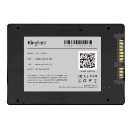 KingFast SSD 2.5" 256GB F10 550MBs/460MBs