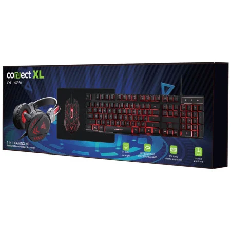 Connect XL gaming set, slušalice, tastatura, miš, podloga za miš - CXL-KG350 Kit gaming
