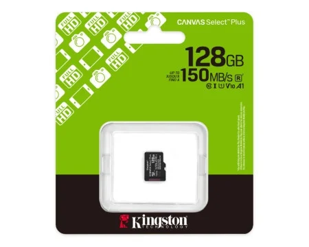 Kingston U1 V10 SDXC 128GB Canvas Select Plus G3 150R A1 SDCS3/128GBSP Memorijska kartica