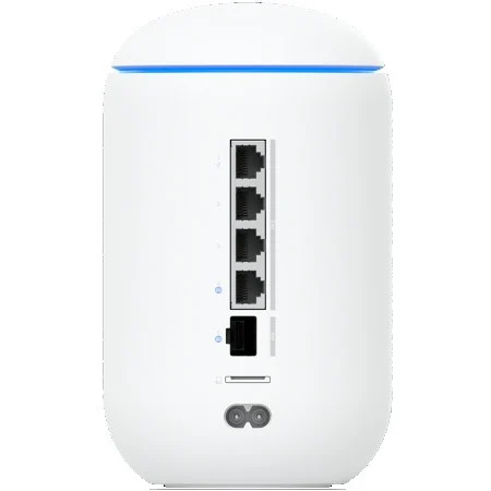 Ubiquiti UniFi UDR7-EU Dream Router 7 Desktop 10G Cloud Gateway with integrated WiFi 7, PoE switch, microSD storage, and full UniFi applica