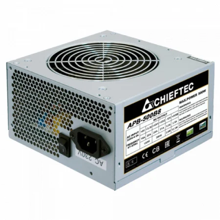 Chieftech napajanje 500W APB-500B8 12cm Silent Active PFC 80% White bulk