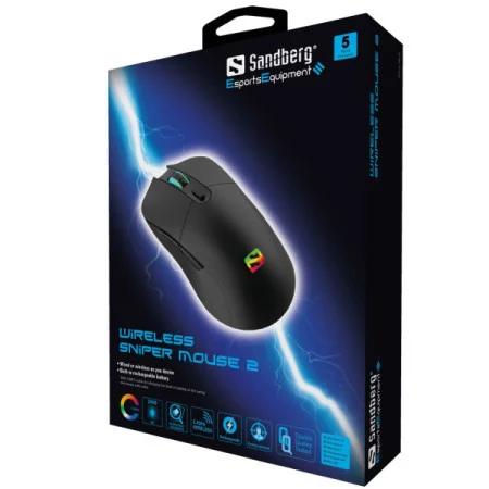 Sandberg miš wireless Sniper 2 2400DPI 640-21