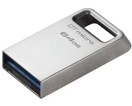 Kingston 64GB DataTraveler micro USB 3.2 flash DTMC3G2/64GB srebrni