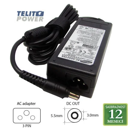 Samsung 19V-3.16A ( 5.5 * 3.0 ) AD-6019S 60W laptop adapter ( 3081 )