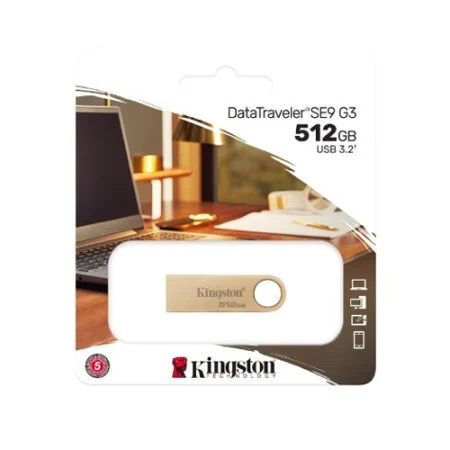 Kingston 512GB USB Flash Drive, USB 3.2 Gen.1, DataTraveler SE9 G3, Read up to 220MB/s, Write up to 100MB/s ( DTSE9G3/512GB )