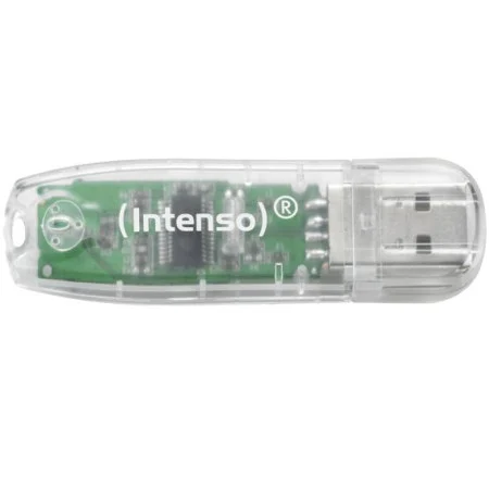 Intenso USB flash drive 32GB Hi-Speed USB 2.0 rainbow line transp. - USB2.0-32GB/rainbow