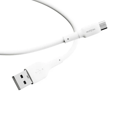 Moxom mx-cb302 3a micro 1m beli Usb data kabal ( U2218 )