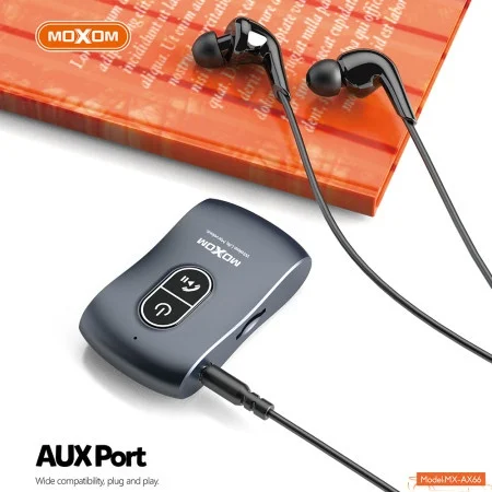 Moxom mx-ax66 crni bluetooth receiver za auto ( bl309 )