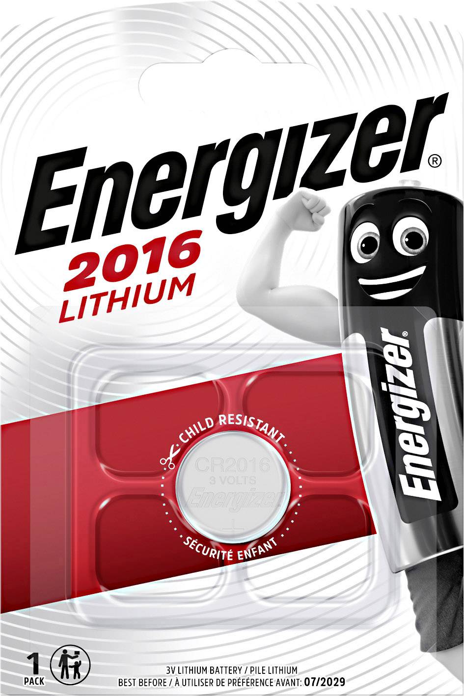 Energizer CR2016 dugmasta baterija litijumska 3 V 90 mAh CR 2016 20 mm