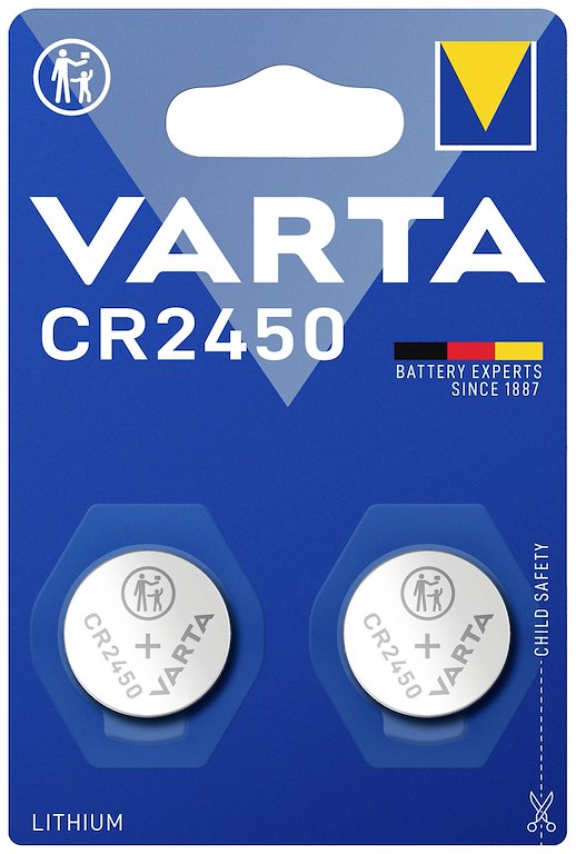VARTA CR2450 dugmasta baterija litijumska 3 V 570 mAh CR 2450