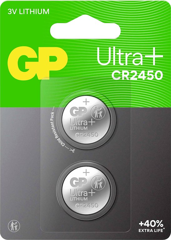 GP CR2450 dugmasta baterija Li-MnO2 3 V 540 mAh CR 2450