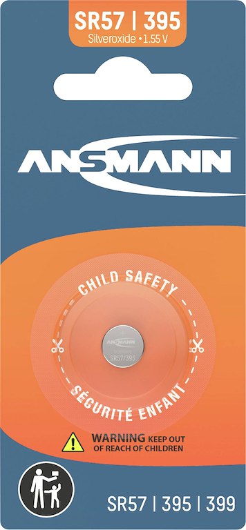 Ansmann SR57 dugmasta baterija srebro-oksidna 1,55 V 37 mAh 395