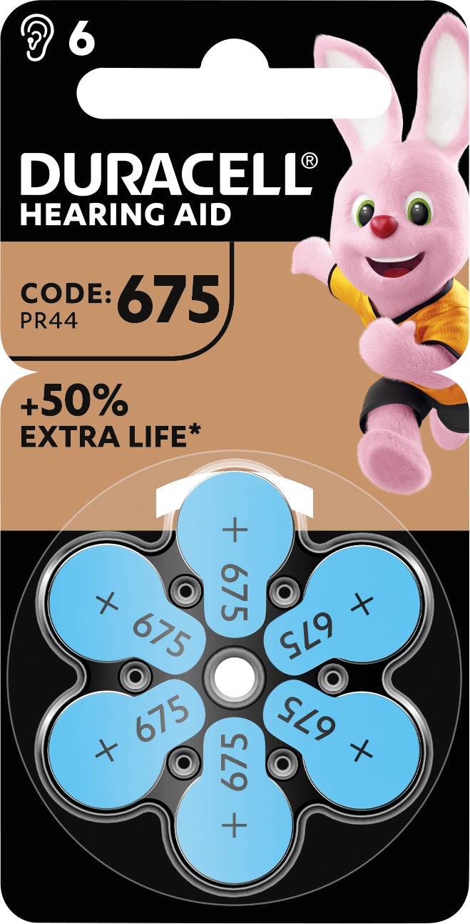 Duracell baterija za slušni aparat cink-vazduh 1,45 V 630 mAh ZA 675 (⌀ x V) 11,6 mm x 5,4 mm