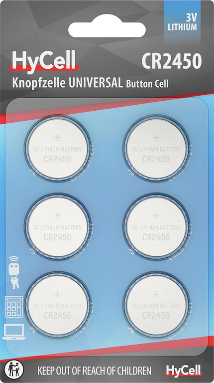 HyCell CR2450 dugmasta baterija litijumska 3 V CR 2450 20 g