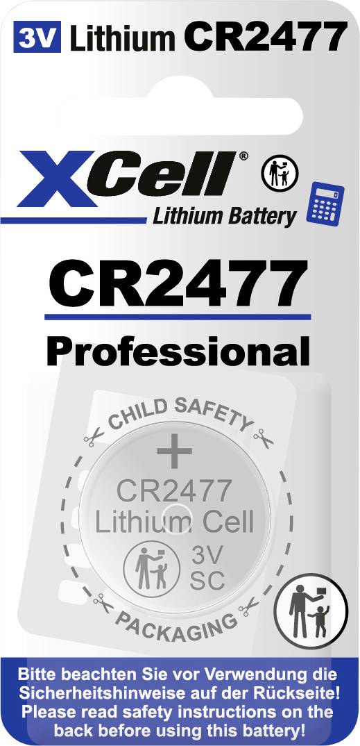 XCell dugmasta baterija litijumska 3 V 950 mAh CR 2477