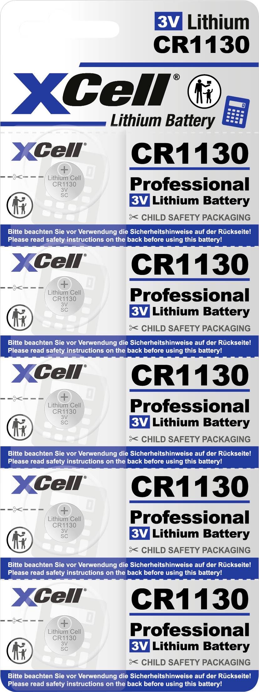 XCell dugmasta baterija litijumska 3 V 48 mAh CR 1130