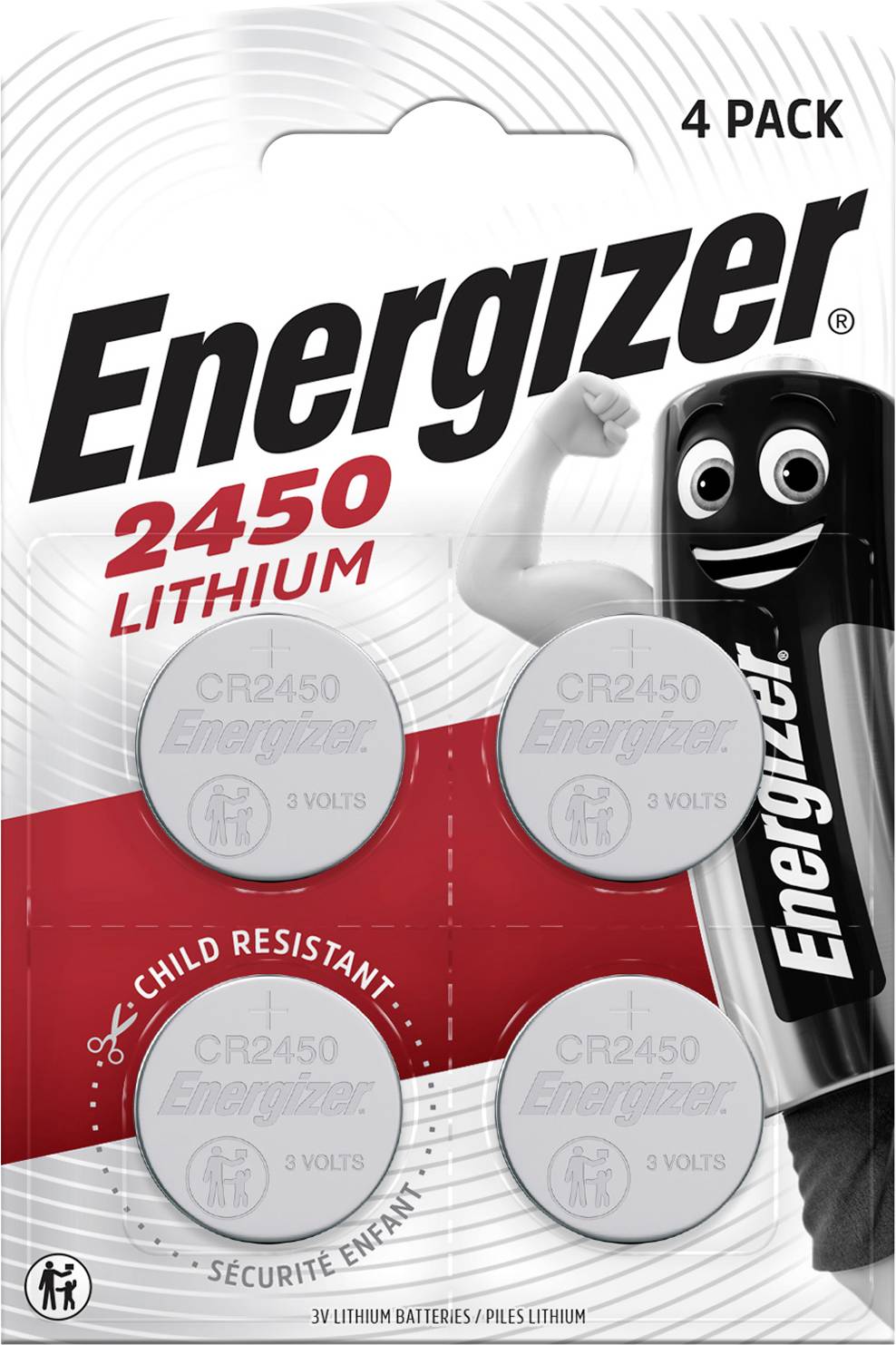 Energizer dugmasta baterija litijumska 3 V 620 mAh CR 2450