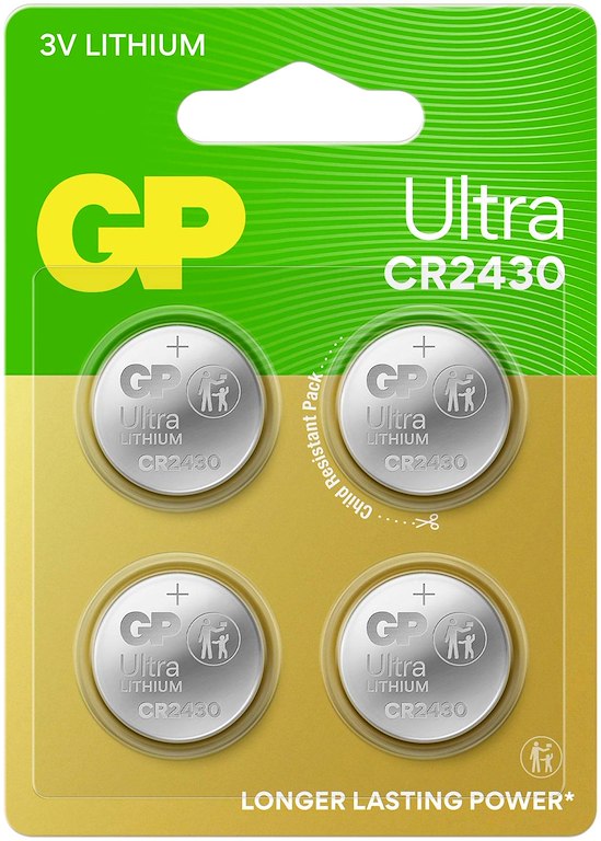 GP dugmasta baterija litijumska 3 V 275 mAh CR 2430