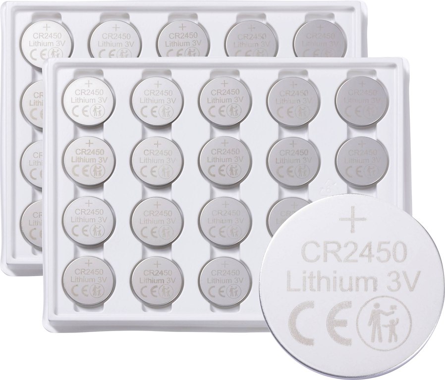 VOLTCRAFT CR2450 dugmasta baterija litijumska 3 V 580 mAh CR 2450 (⌀ x V) 24,5 mm x 5 mm