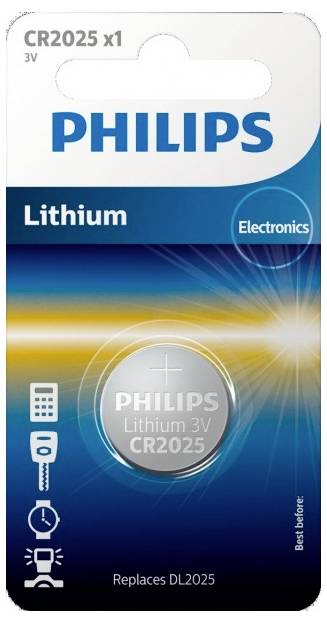Philips dugmasta baterija litijumska 3 V CR 2025