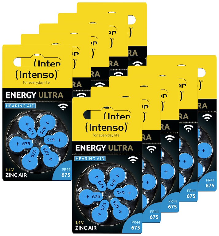 Intenso PR44-675 baterija za slušni aparat cink-vazduh 1,45 V 540 mAh