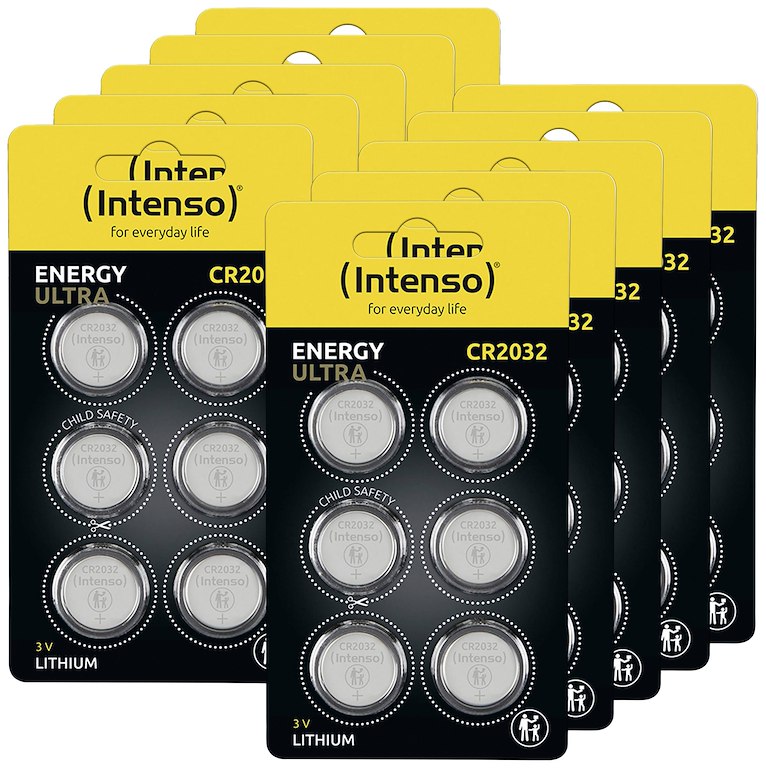Intenso dugmasta baterija litijumska 3 V 220 mAh CR 2032 20 mm