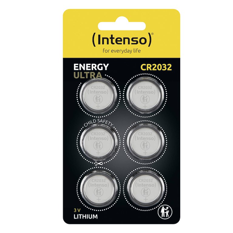 Intenso dugmasta baterija litijumska 3 V 220 mAh CR 2032 (⌀ x V) 20 mm x 3,20 mm