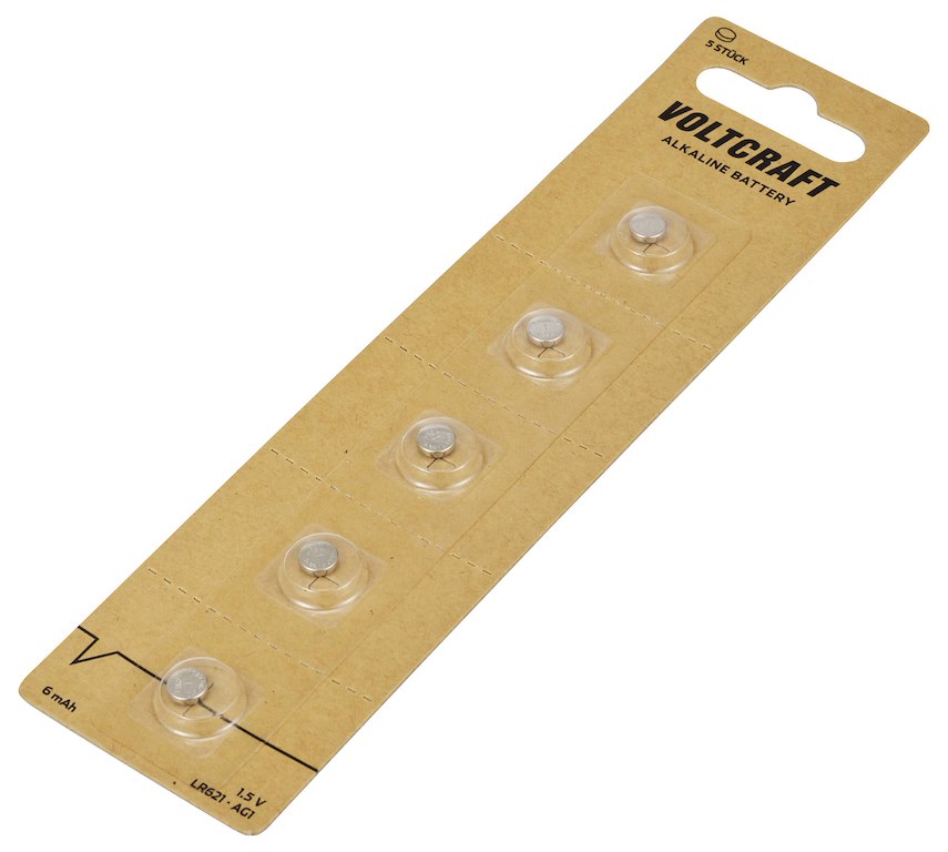 VOLTCRAFT LR621 dugmasta baterija alkalna 1,5 V 6 mAh LR 621