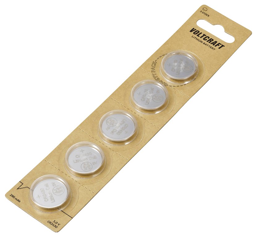VOLTCRAFT VC-16107965 dugmasta baterija litijumska 3 V 290 mAh CR 2430