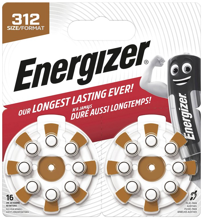 Energizer dugmasta baterija cink-vazduh 1,45 V ZA 13 pak. 16 kom.