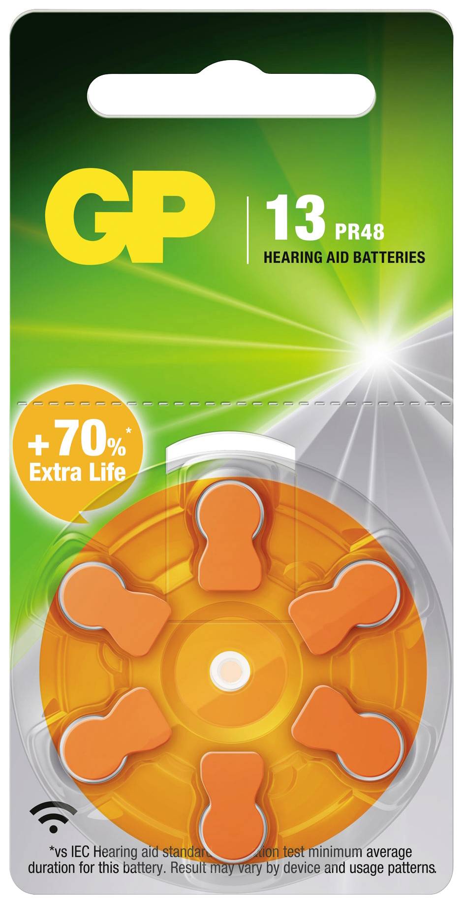 GP PR48 baterija za slušni aparat cink-vazduh 1,4 V ZA 13 pak. 6 kom.