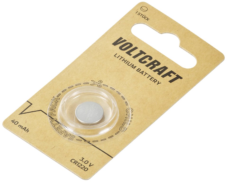 VOLTCRAFT LM1220 dugmasta baterija litijumska 3 V 40 mAh CR 1220