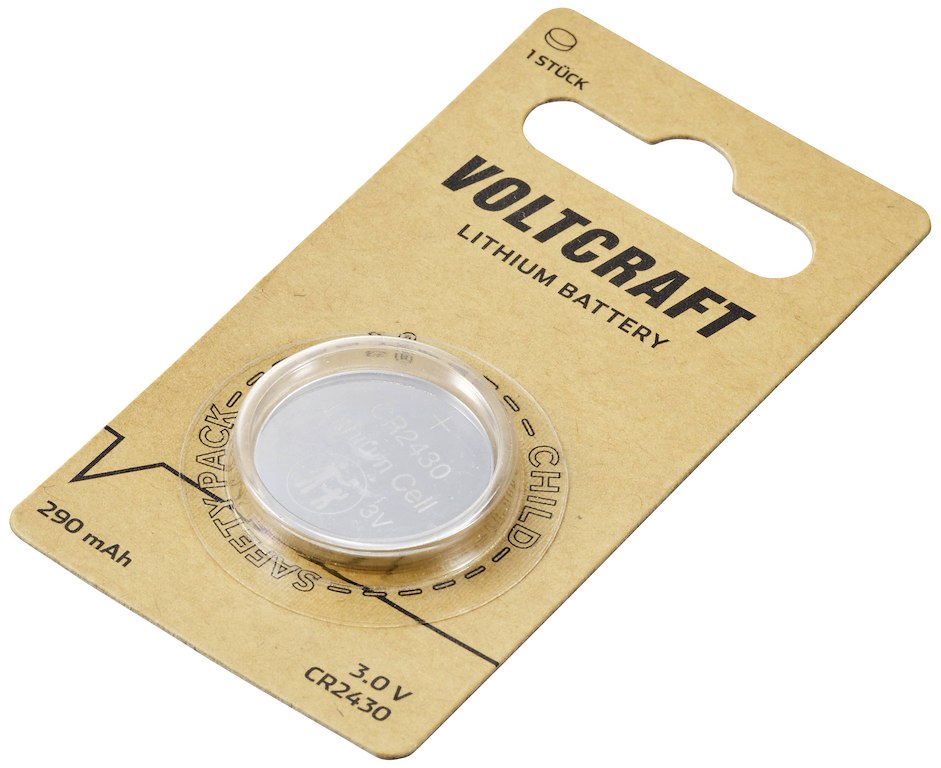 VOLTCRAFT LM2430 dugmasta baterija litijumska 3 V 290 mAh CR 2430