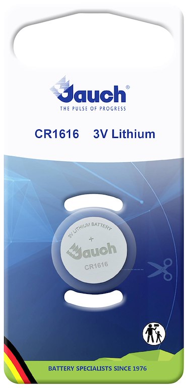 Jauch Quartz dugmasta baterija litijumska 3 V 55 mAh CR 1616