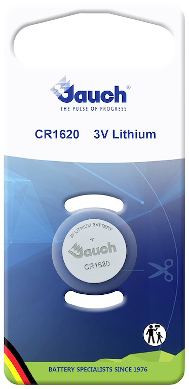 Jauch Quartz dugmasta baterija litijumska 3 V 75 mAh CR 1620