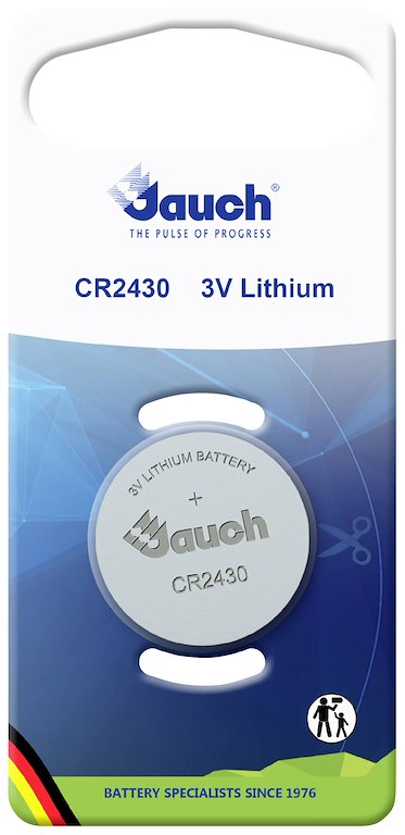 Jauch Quartz dugmasta baterija litijumska 3 V 320 mAh CR 2430