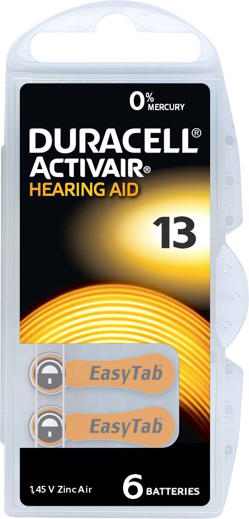 Duracell baterija za slušni aparat cink-vazduh 1,45 V 290 mAh ZA 13